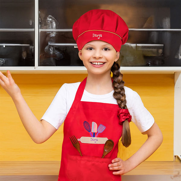 Personalized Kids Cooking Apron - CALLIE