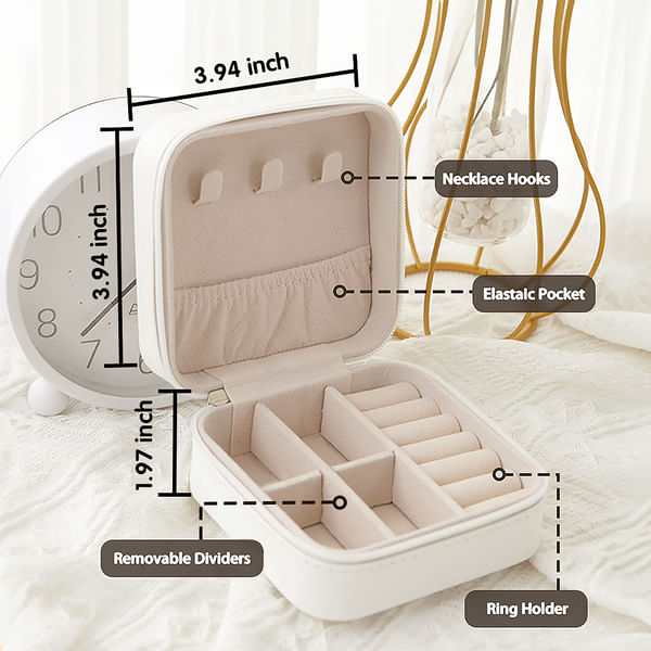 Personalized Jewelry Box with Travel Jewelry Case |Callie - CALLIE