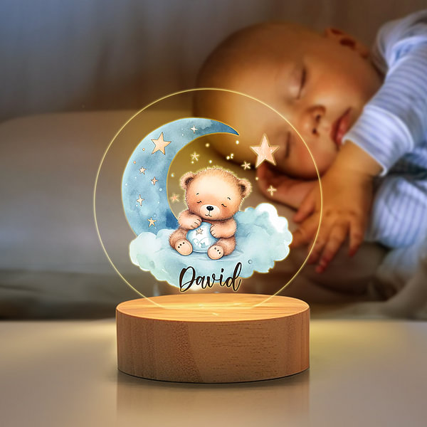 Baby night light teddy store