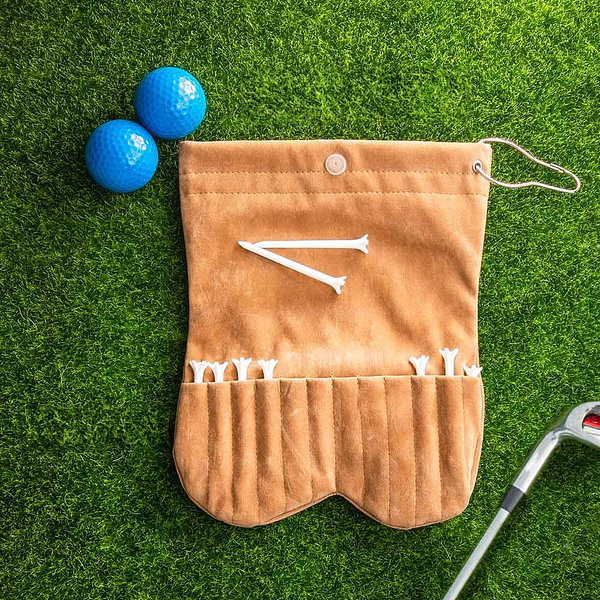 Personalized Cartoon Character Flannel Golf Ball Bag Sack with 2 Golf ...