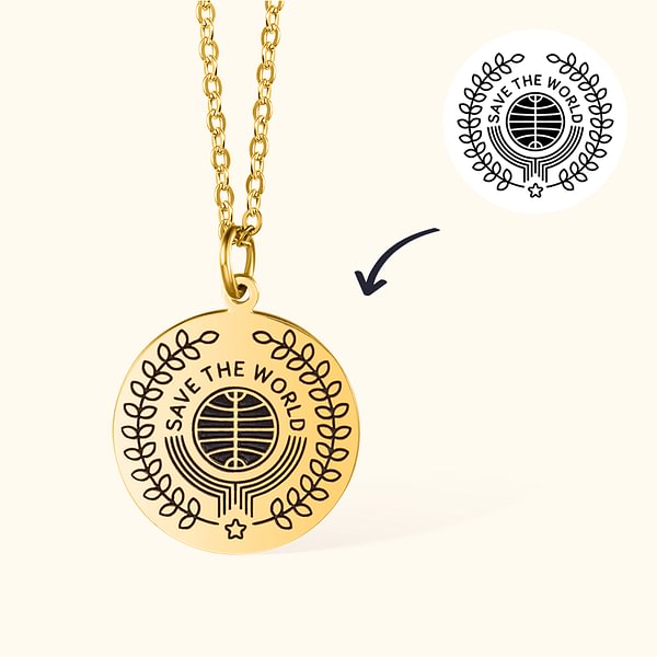 Personalized Engraved College High School Logo Disc Pendant Necklace ...