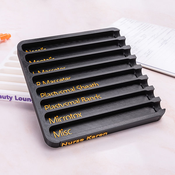 Personalized 3D Printed Injector Neurotoxin Botox Syringe Holder Tray ...