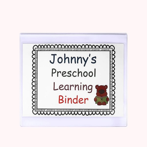 Personalized Preschool Learning Binder Educational Toys for Kids - CALLIE