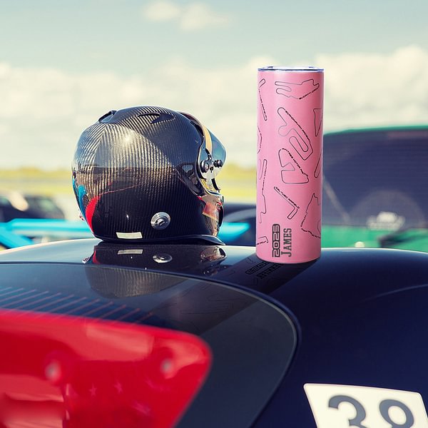 Personalized 2025 Formula One Racing Track Circuit 20oz Skinny Tumbler ...