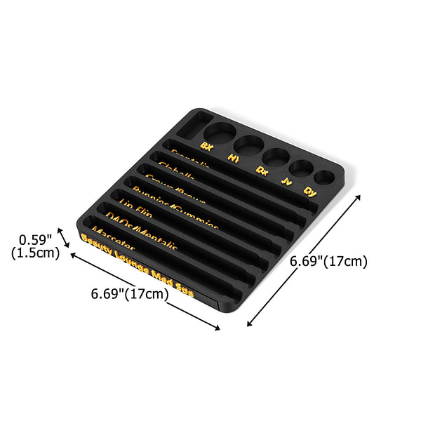 Personalized Marking Multi-groove Syringe Organizer Tray Portable ...