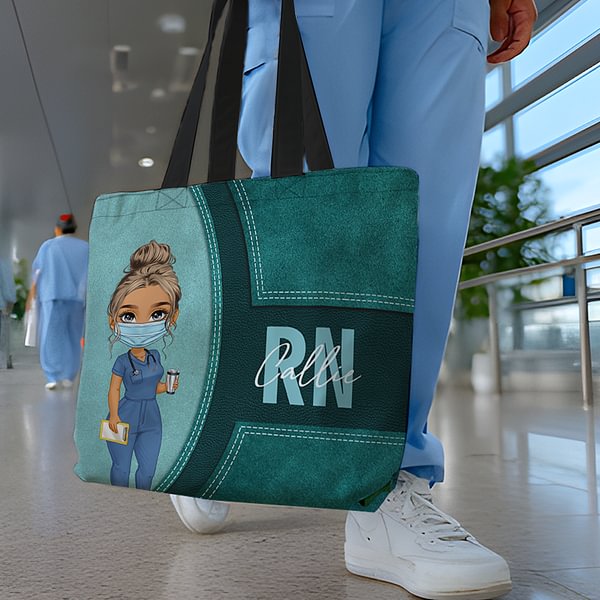 Sac à Main Personnalisé Avec Nom Et Titre Cadeau Danniversaire De Gratitude Pour Infirmière